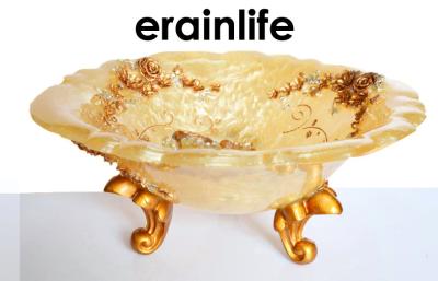 Cina Le idee amichevoli eco- della decorazione del vassoio della frutta di Polyresin si dirigono i mestieri dell'ornamento in vendita