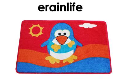 Cina Gli accessori della stanza della toilette delle stuoie del pavimento del bagno dei bambini con il pinguino modellano 45x65 cm in vendita