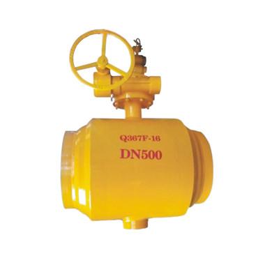 China The power station turbine drive full welded ball valve for sale