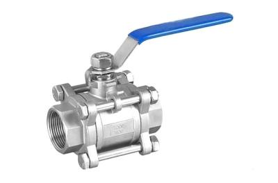 China Three chip flanged ball valves for sale