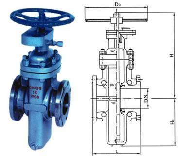 China Dark polk flat panel gate valve for sale