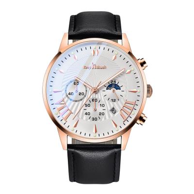 China New chronograph OEM stainless steel custom luxury brand stylish cool wrist watch for mens for sale