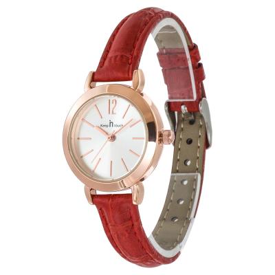 China custom logo leather watches fashion quartz watch for lady women for sale