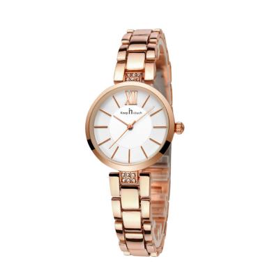 China Fashion Brand Quartz Watch Waterproof Bracelet Watch For Women Alloy Wrist Watch for sale