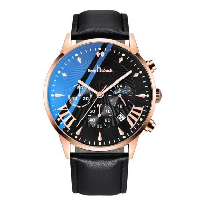 China New chronograph OEM stainless steel custom men luxury brand wrist watch for sale