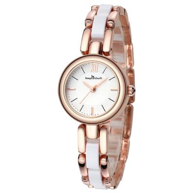 China Ladies full steel Silver Dress Women girl Quartz Watches Bracelet Wristwatch for sale