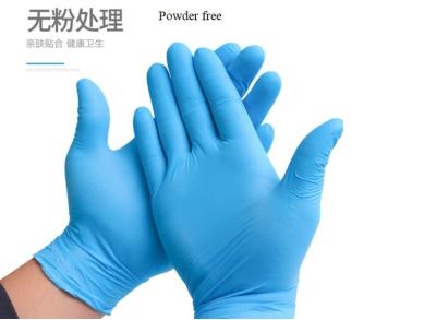 China Nitrile handle Gloves Powder Free Medical Use Doctor Use Elastic nitrile Gloves en venta