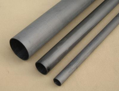 China Fine grinding sanded milled carbon fiber unidirectional tubes with smooth surface for sale