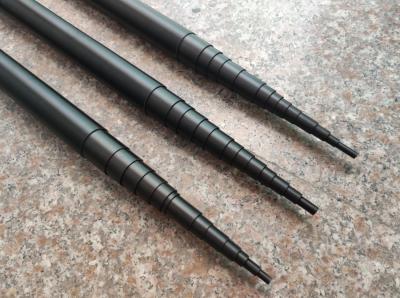 China 8m 26.2 feet  telescoping  carbon fiber mast  tube for wire antennas  carbon fiber wire antennas mast pole for sale