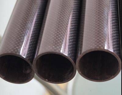 China 3K plain or 3K twill  OD29mm/28.5mm ID26.5mm  Carbon fiber  paddles quant rod for rowing boat/sailing/kayak/canoeing for sale