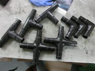 China good looking high strength round&square shape 26mm carbon fiber tube joint carbon fiber tube connectors for sale