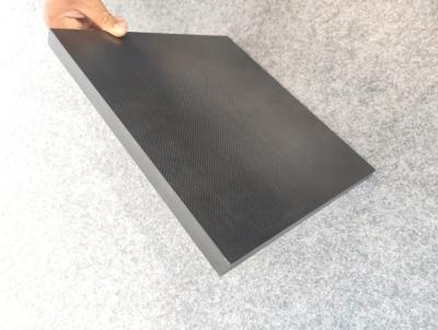 China 23mm thickness thickner high stiffness carbon fiber sheet can be CNC cutting en venta