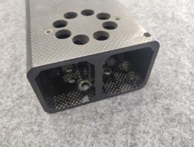 China CNC cutting high stiff light weight square carbon fiber tube for robot arm for sale