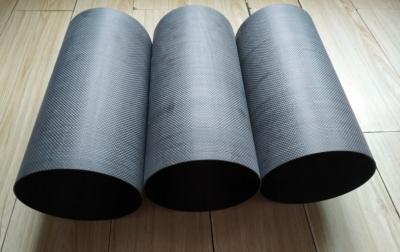 China 153mmOD*150mm ID*300 mm length milled  sanded carbon fibre tubes for motor light lamp tail pipes for sale