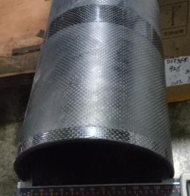 China No process or smooth surface large diameter 5 meter length carbon fibre beam wrapping tube for sale