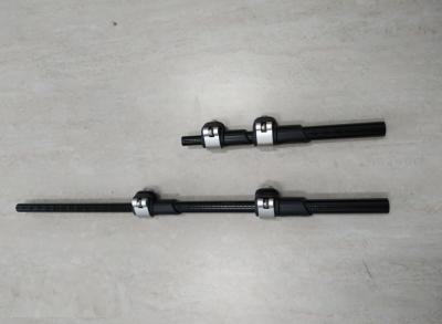 China 430mm 3 sections telescoping fiberglass tube  with quick lock mechanism device clamps for sale