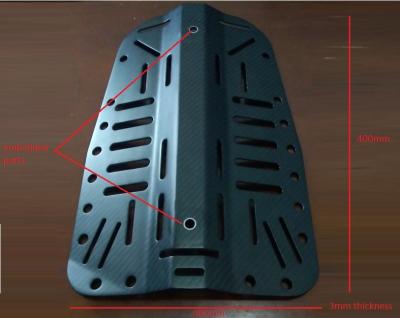 China carbon fiber  diving equipment  Diving cylinder backplate backplane for sale