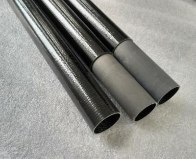 China customized fiberglass glass fiber tubes with inner internal tubes connect 1-3 weeks lead time for sale