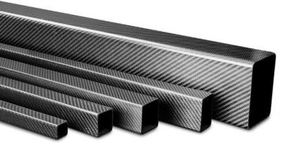 China carbon fiber square rod frame rectangular rod tubing  and connectors with good structural properties for sale