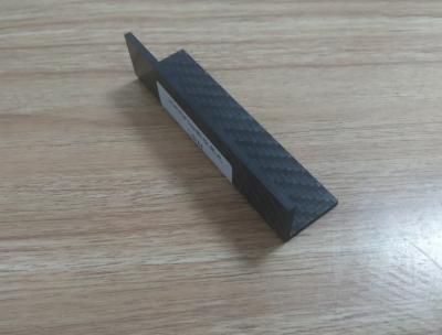 China carbon fiber 90 degree sharp angle radius angle with 3K  2x3 twill carbon fiber for sale