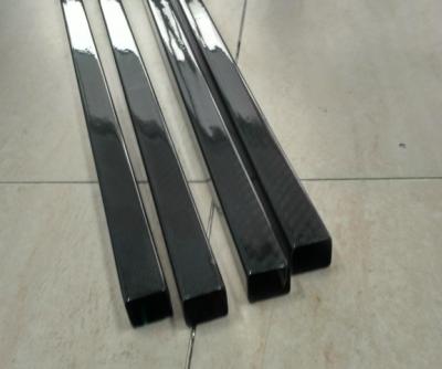 China 1 inch *1 inch carbon fiber square tube tubing in China for building for sale