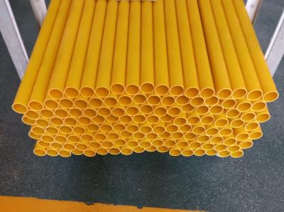 China los tubos de la fibra de vidrio del viento del filamento del verde de alta temperatura largo 150/180℃ de 1118m m/del color azul/rojo para la batería protegen la cáscara en venta