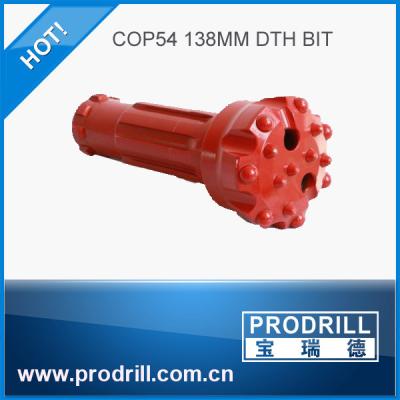China COP54 138mm dth blast hole drilling for sale