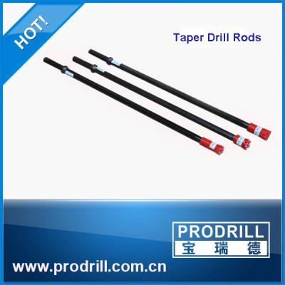 China Hex.25mm 159mm Carburized Anti-Wear Tapered Drill Rods for Mining for sale