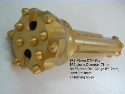 China Br2 Shank 76mm DTH Bit for Small Hole for sale