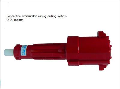 China Concentric overburden drilling system O.D.168mm for sale
