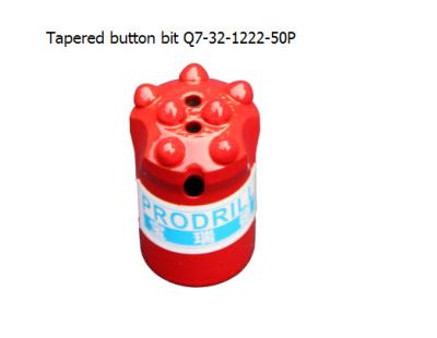 China Tapered button bits Q7-32-12 22-50P for sale