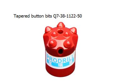 China Tapered button bits Q7-38-11 22-50 for sale