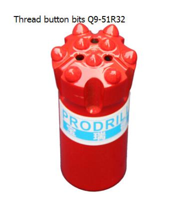 China Thread button bits Q9-51R32 for sale