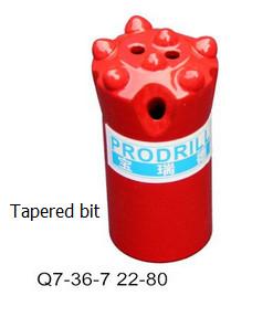 China Q7-36-7 22-80 tapered bit  Rock Drilling Tools for sale