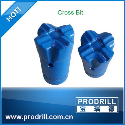 China 32mm 12degree Cross Bit for Rock Drilling for sale
