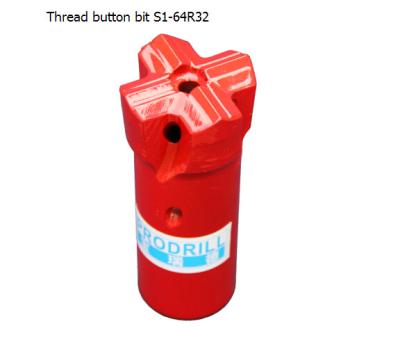 China Thread button bits S1-64R32 for sale