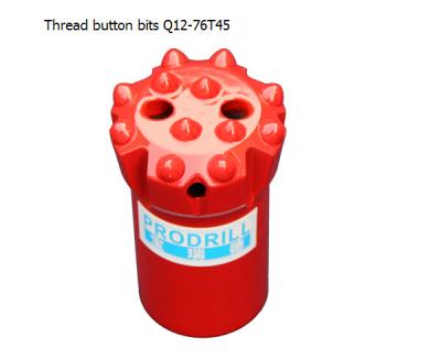 China Thread button bits Q12-76T45 for sale