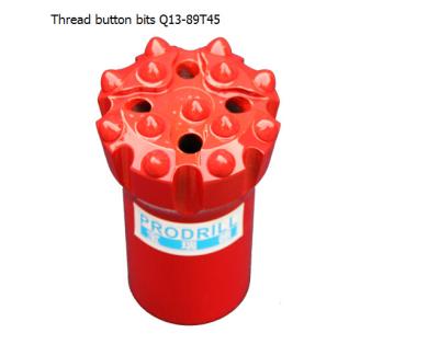 China Thread button bits Q13-89T45 for sale
