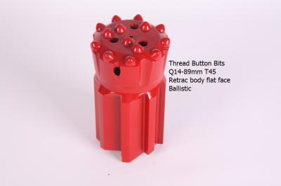 China T45 - 89mm Retrac Threaded Drill Bit for sale