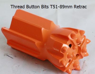 Китай T51-89mm с битами кнопки резьбы тела Retrac продается