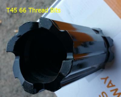 China Thread button bits T45-66mm for quarrying and mining for sale
