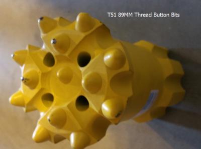 China T51 89mm  Thread button bits for sale