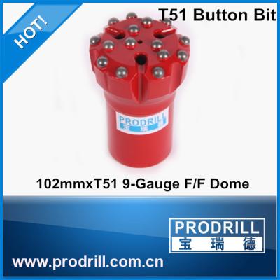 Китай Проденьте нитку биты кнопки T51-102mm, регулярн юбку, купол продается