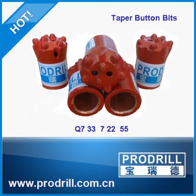 China 32mm34mm 8 Buttons Tapered Rock Drill Bit for sale