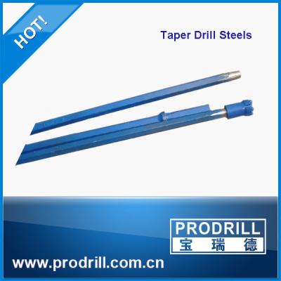 China Tapered drill rod, taper rod, tapered drill steels for sale
