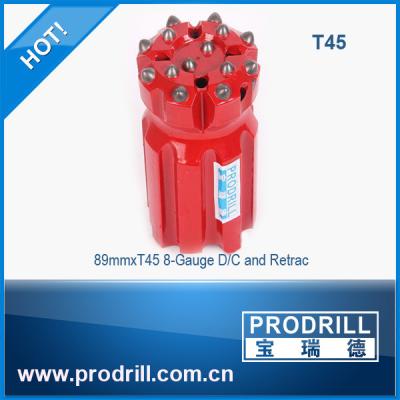 China 89mm T51 Ballistic Button Bit for sale