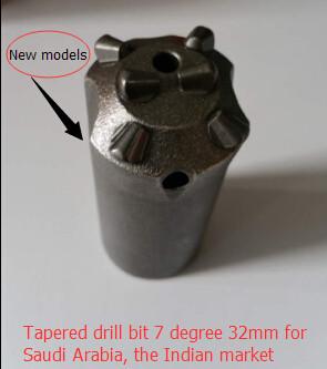 China New models of tapered drill bit 7 degree 32mm for sale