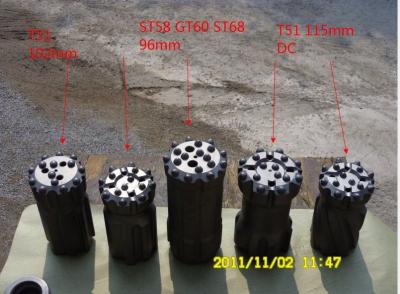 Китай Проденьте нитку бит кнопки T51-102mm, T51-115mm, ST58, GT60, ST68 продается
