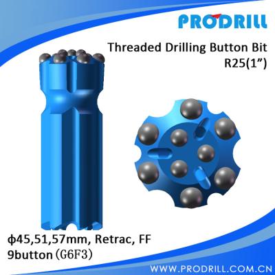 Китай Бит кнопки резьбы R25-45,51,57mm, FF, 9buttons, retrac продается