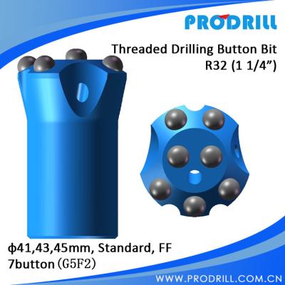 Китай Бит кнопки резьбы R32-41,43,45mm, FF, 7buttons продается